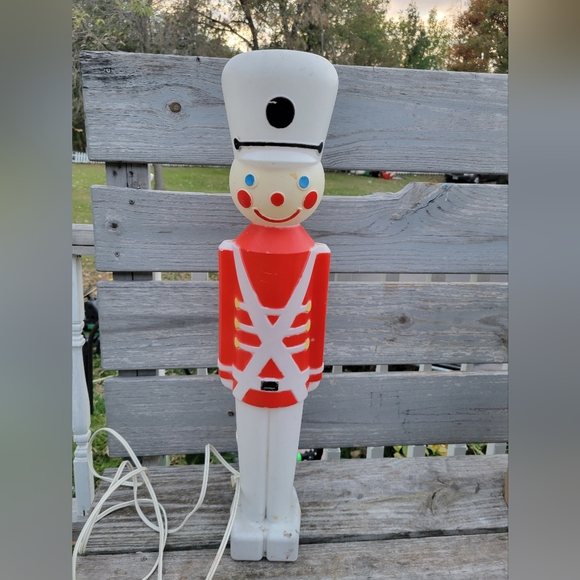 Union | Holiday | Vintage Union Products Toy Soldier Drummer Boy White ...